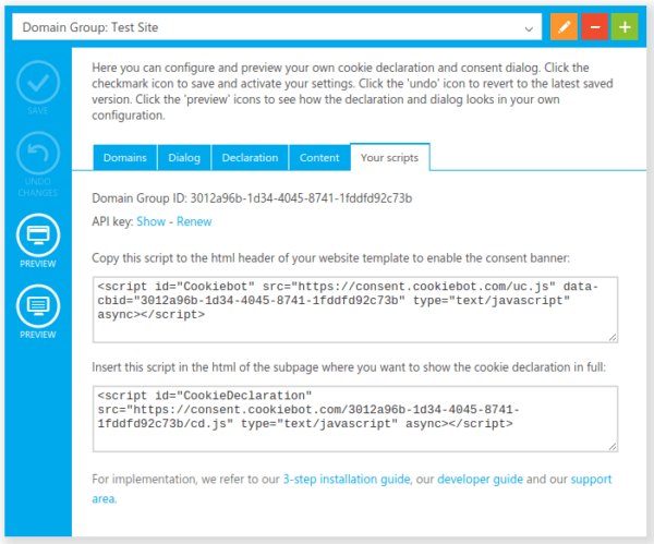 thirty bees free Cookiebot module will help your site become GDPR compliant